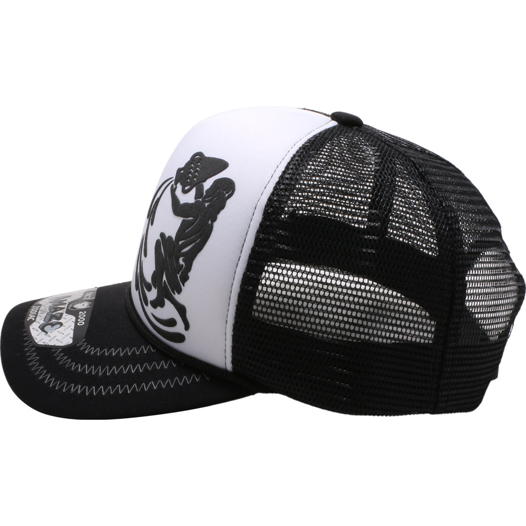 ZDAQ01 AMAZE IN ZODIAC AQUARIUS SPONGE TRUCKER CAP WHITE/BLACK – CHOICE ...