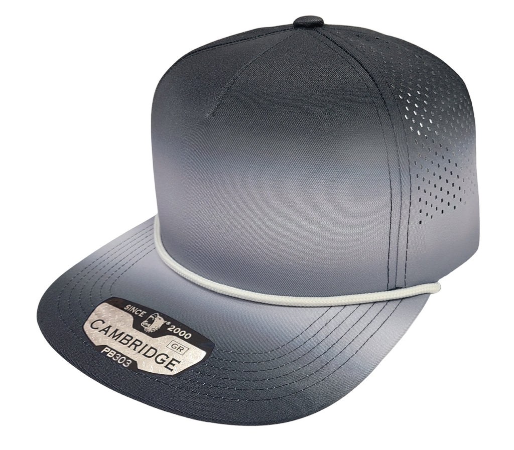 PB303GR Five Panel Rope Gradation Perforated [Black] – CHOICE CAP, INC.