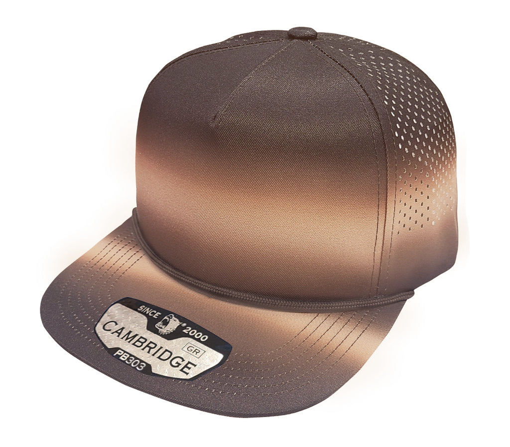 PB303GR Five Panel Rope Gradation Perforated [Brown] – CHOICE CAP, INC.