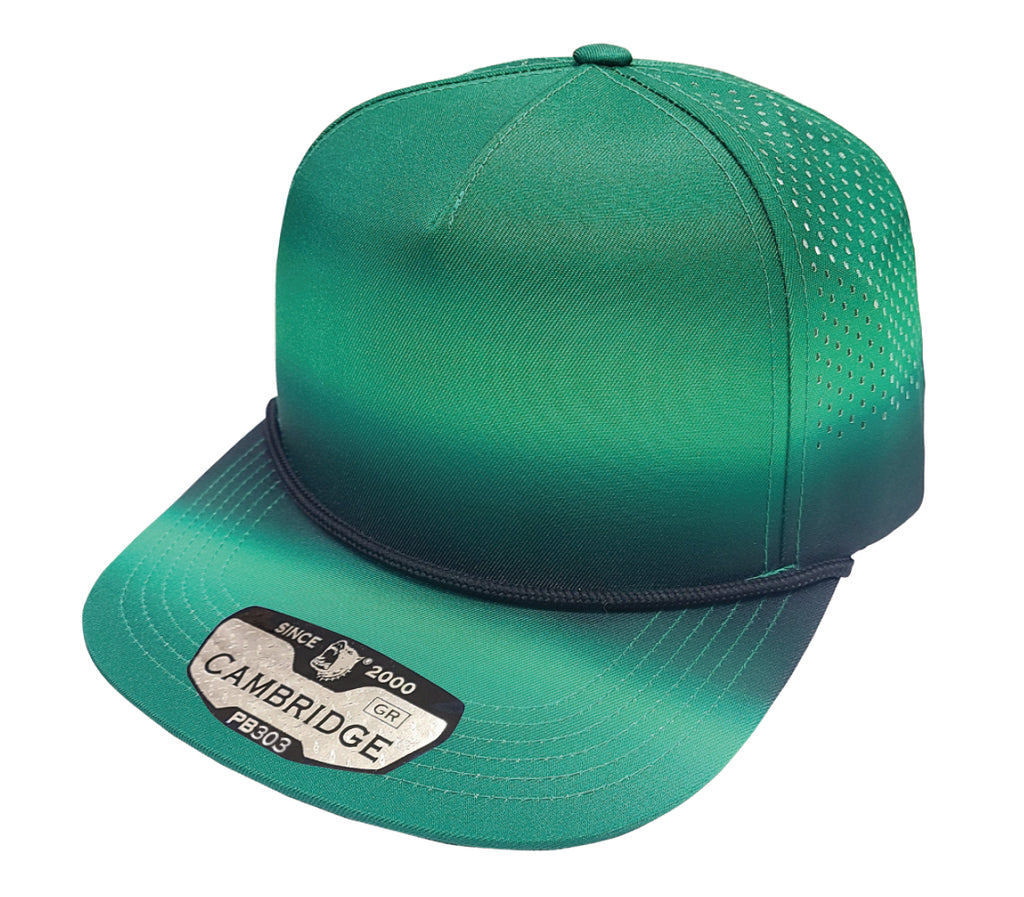 PB303GR Five Panel Rope Gradation Perforated [Green] – CHOICE CAP, INC.