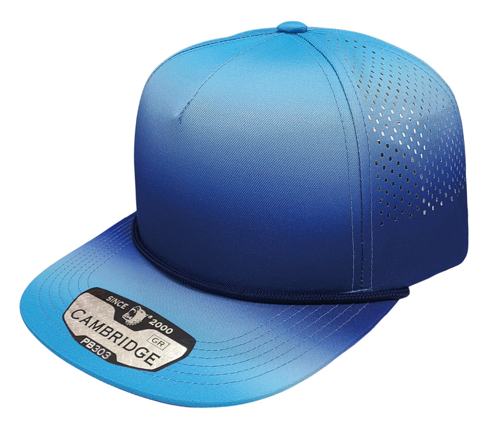 PB303GR Five Panel Rope Gradation Perforated [Sky/Blue] – CHOICE CAP, INC.