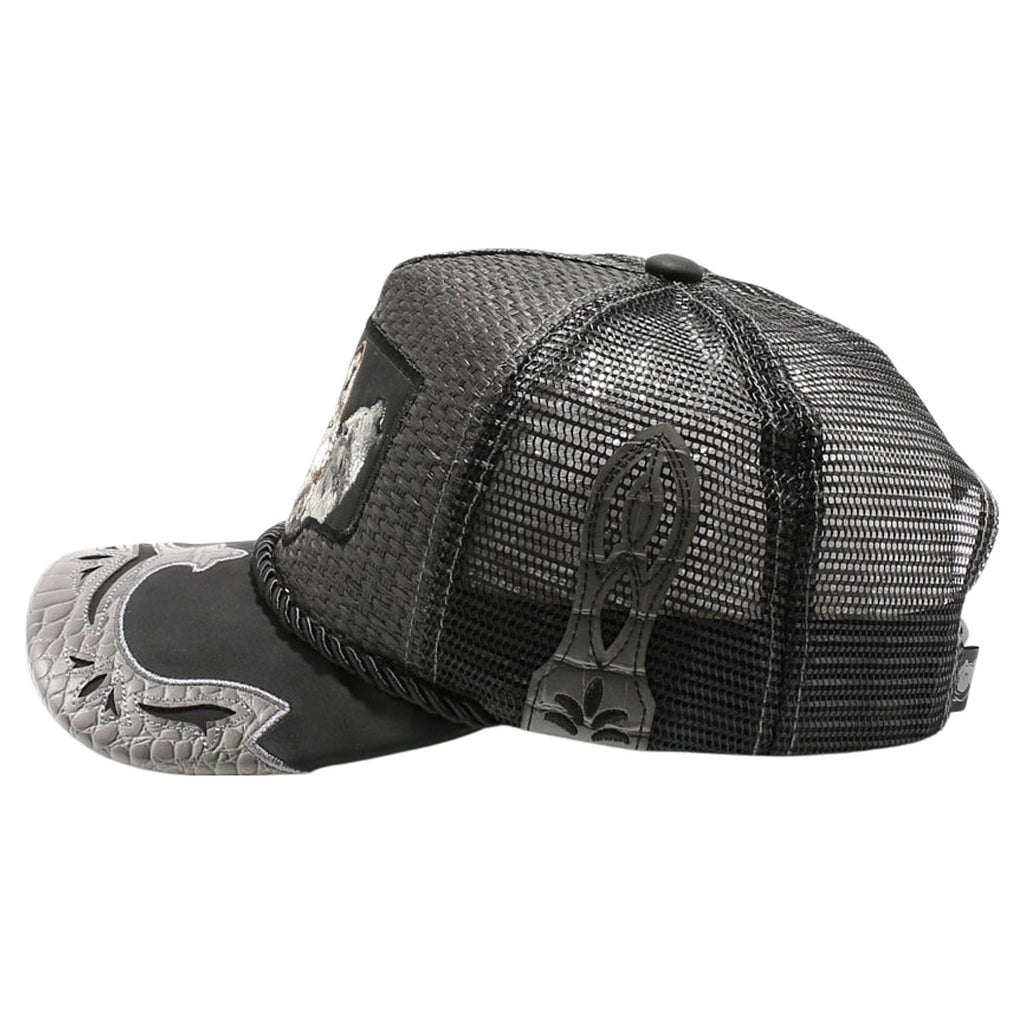 Straw Amaze In Animal Wolf Hat (Black) – CHOICE CAP, INC.