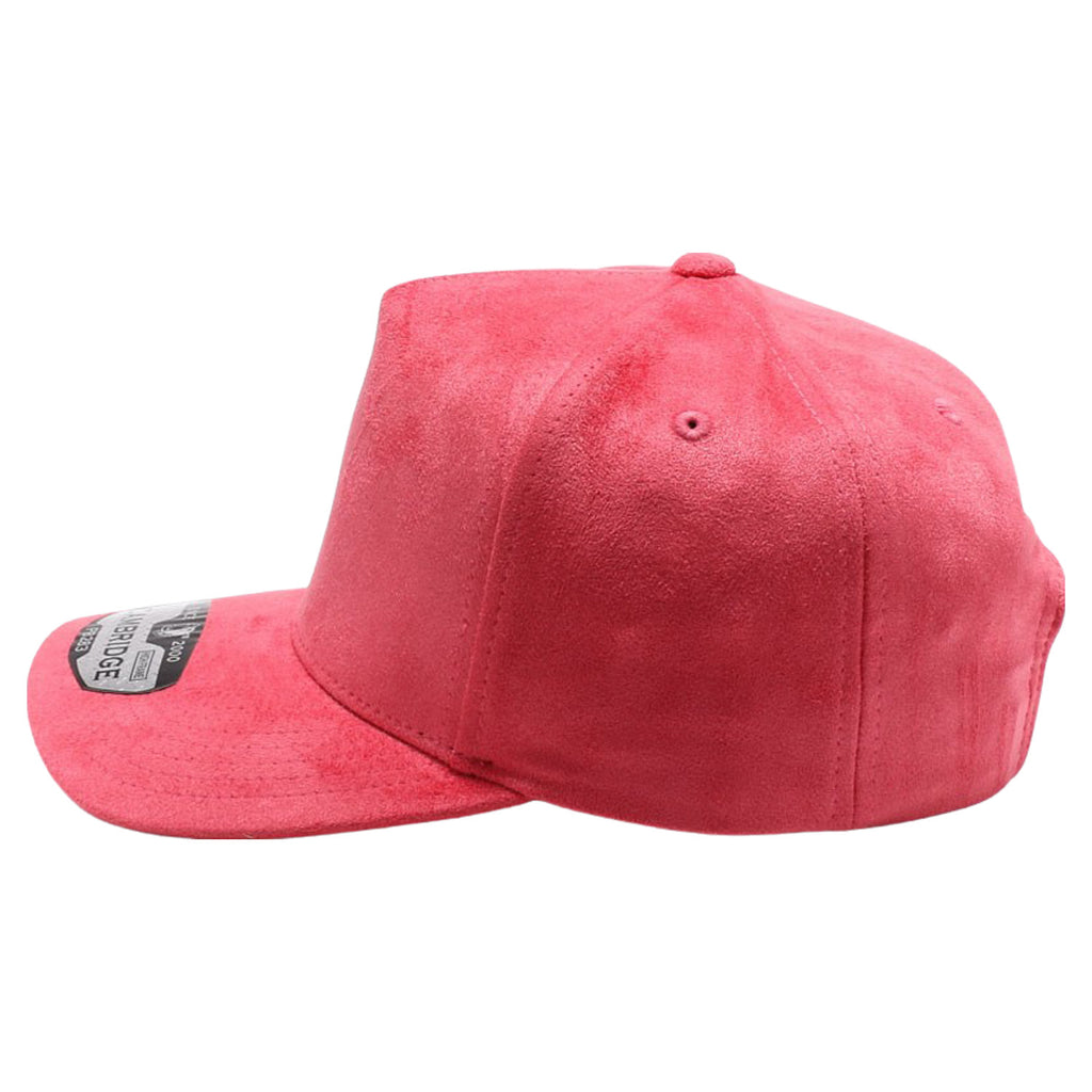 PB283 5-Panel Suede Snapback [Red] – CHOICE CAP, INC.