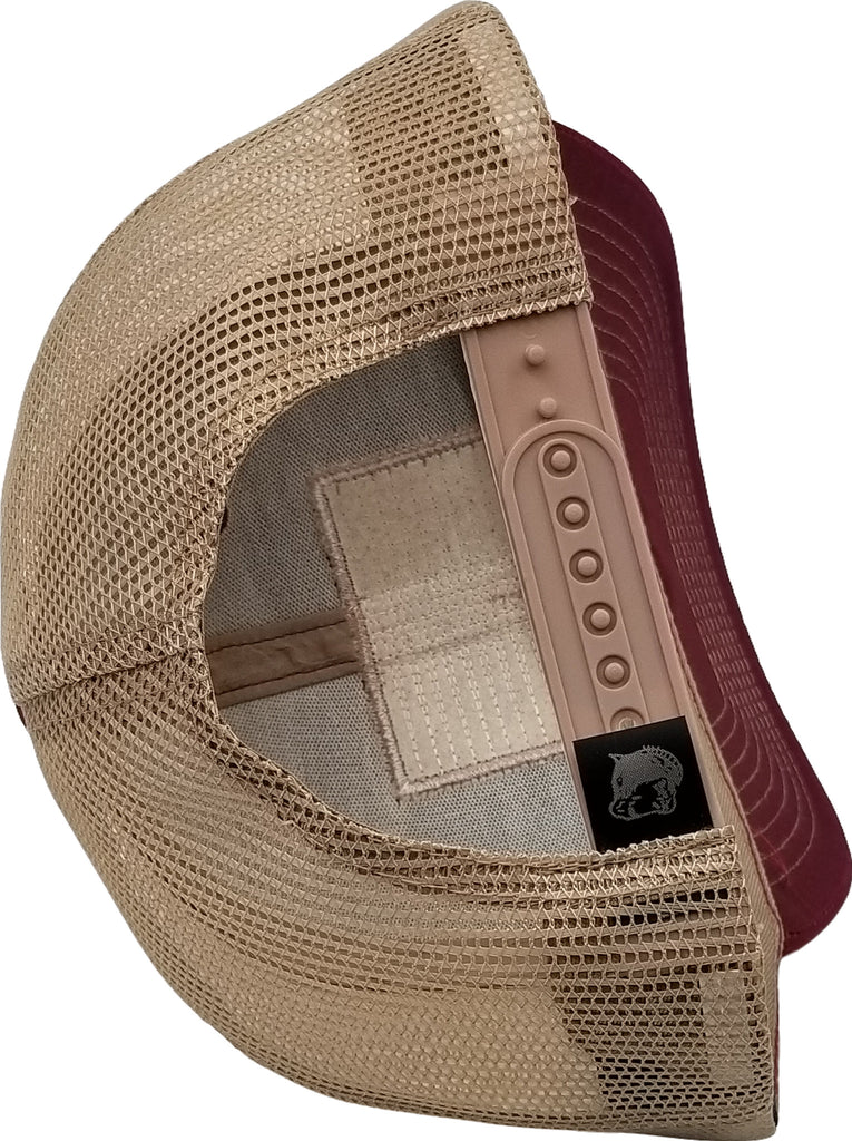 HC2197 Pit Bull Cambridge US FLAG MESH Hats[Burgundy/Khaki] – CHOICE ...