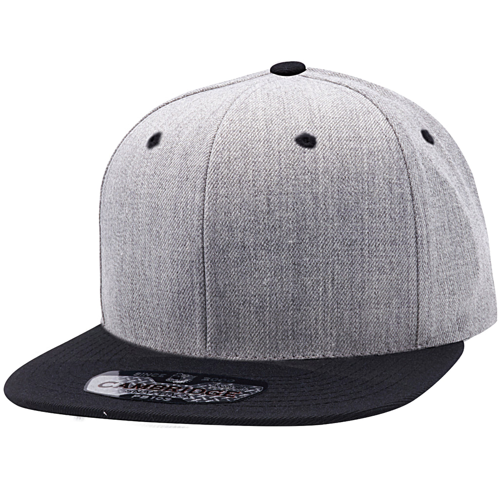 PB103 Pit Bull Wool Blend Snapback Hats Wholesale [Heather/Black ...