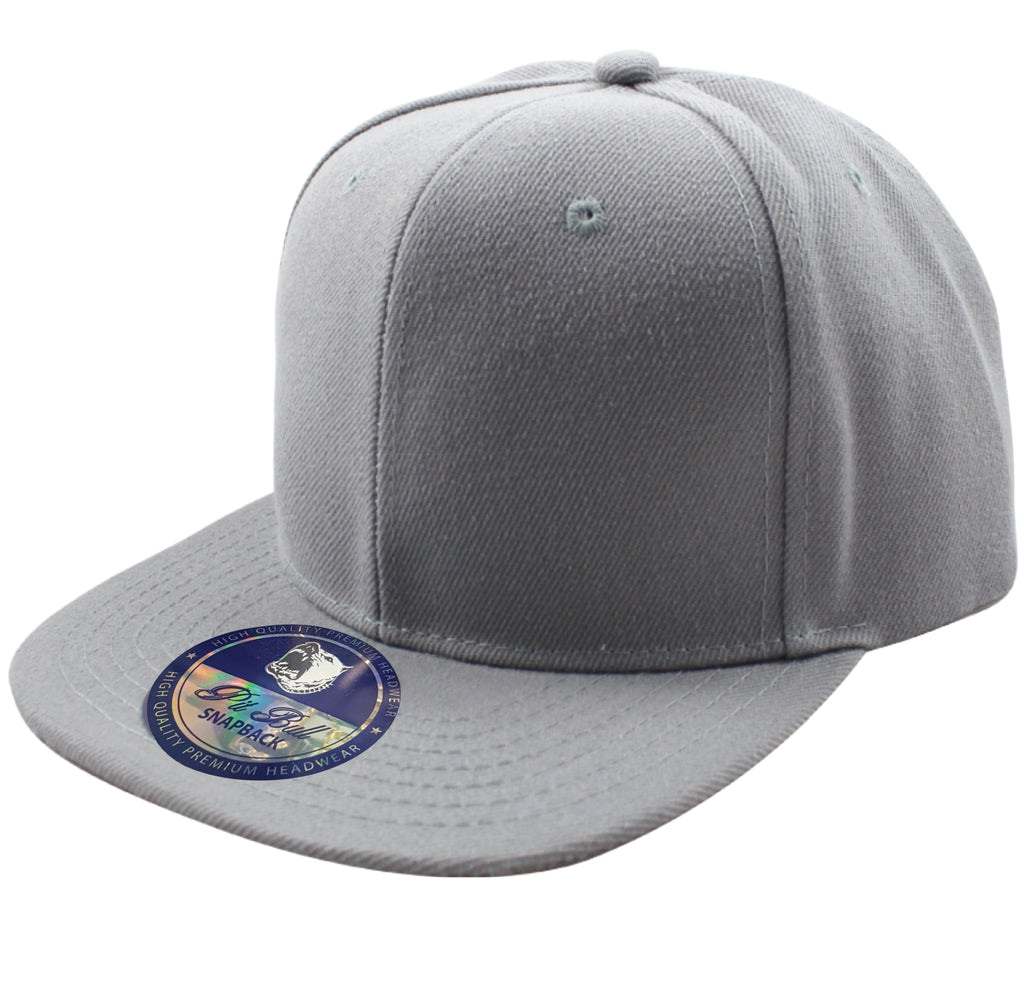 PB104 Pit Bull Acrylic Snapback Hats [L.Grey] – CHOICE CAP, INC.