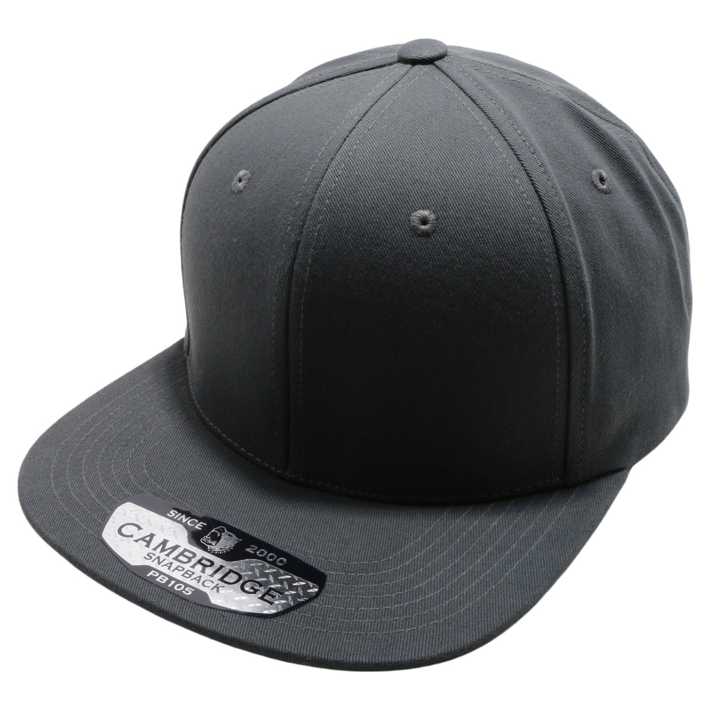 PB105 Pit Bull Cotton Snapback Hats Wholesale [Charcoal] – CHOICE CAP, INC.