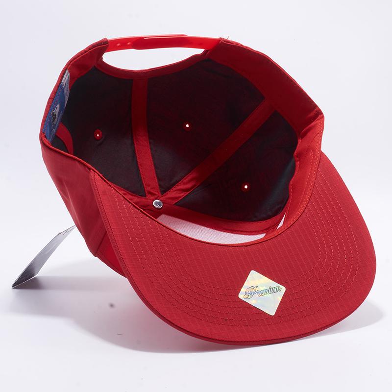Pit Bull Oxford Hybrid Snapback Hats Wholesale [Red] – CHOICE CAP, INC.