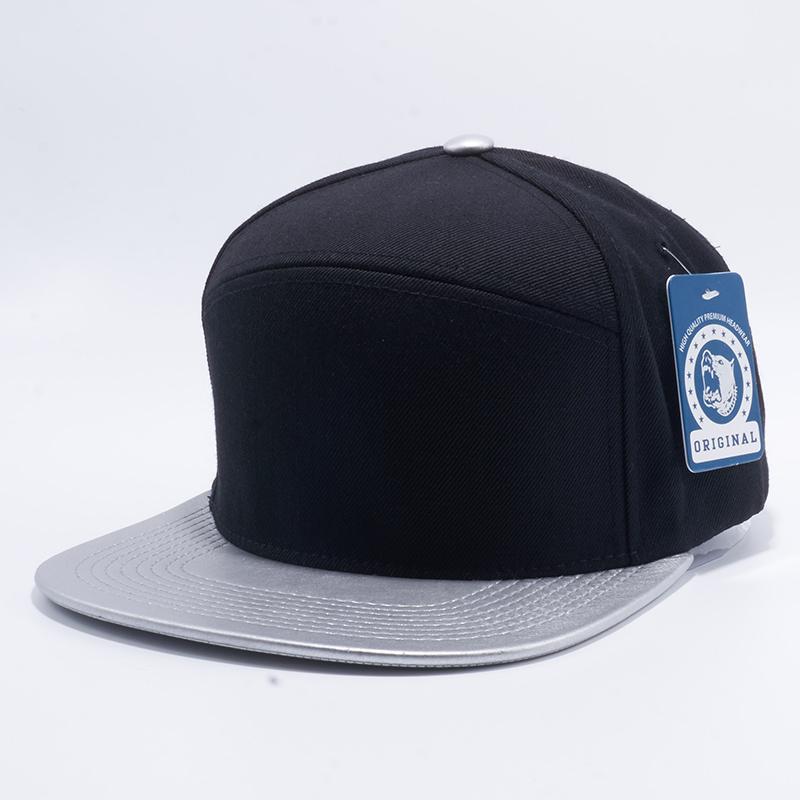 PB155 Pit Bull Wool Blend Leather Snapback Hats [Black/Silver] – CHOICE ...